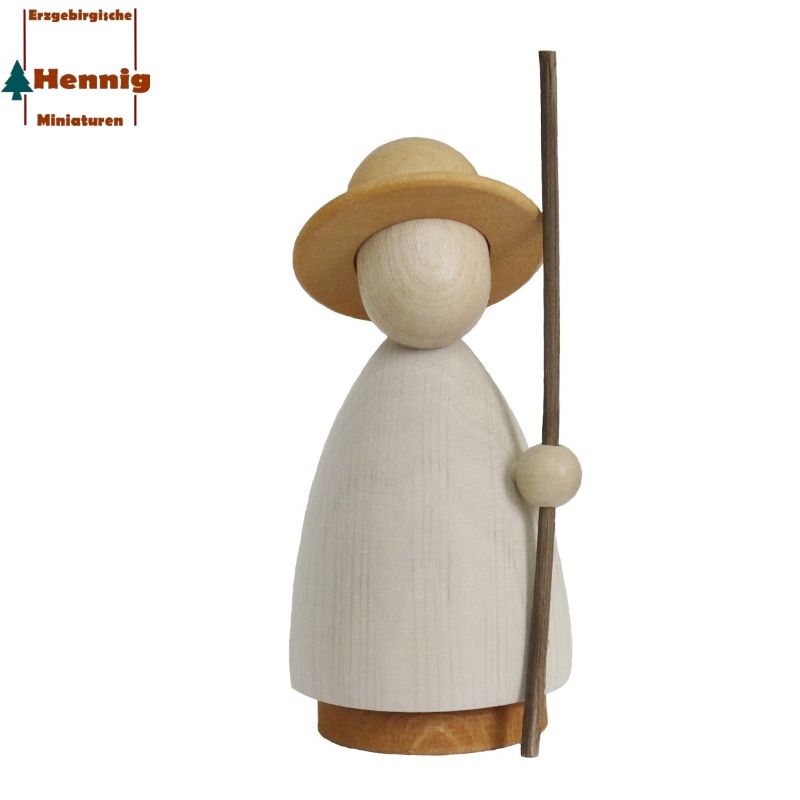 Schäfer modern groß lasiert , ca. 10 cm -Hennig Figuren Deutschneudorf ...