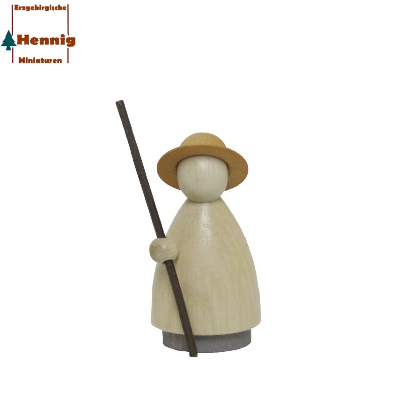 Schäfer modern lasiert , ca. 8 cm -Hennig Figuren Deutschneudorf ...