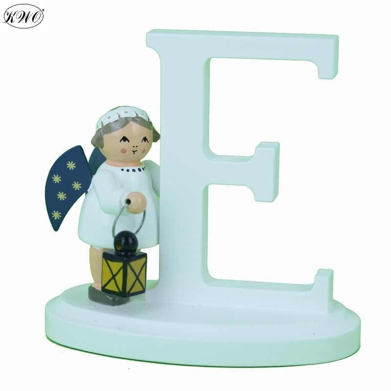 Engel-Buchstabe E, 7 cm Kunstgewerbe-Werkstätten Olbernhau GmbH ...